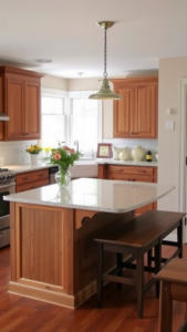 20 Unique Farmhouse Kitchen Island Ideas - The Ivy Kitchen Blog