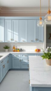 20 Light Blue Kitchen Cabinets for a Fresh Modern Look - The Ivy ...