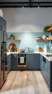 15 Stunning Light Blue Backsplash Ideas for Your Kitchen - The Ivy ...
