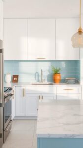 15 Stunning Light Blue Backsplash Ideas for Your Kitchen - The Ivy ...