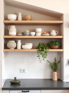 50 Stunning Open Kitchen Shelving Designs You’ll Want to Try - The Ivy ...