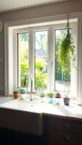 30 Stunning Kitchen Window Decor Ideas Over the Sink You’ll Love - The ...