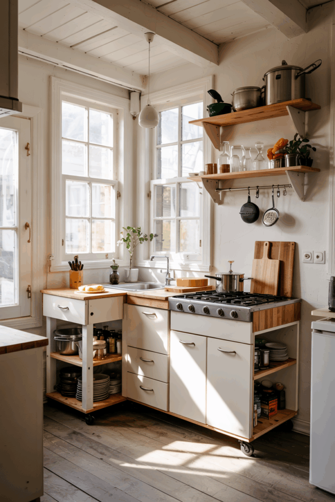30 Space-Saving Kitchen Ideas for Very Small Kitchens You’ll Love - The Ivy Kitchen Blog