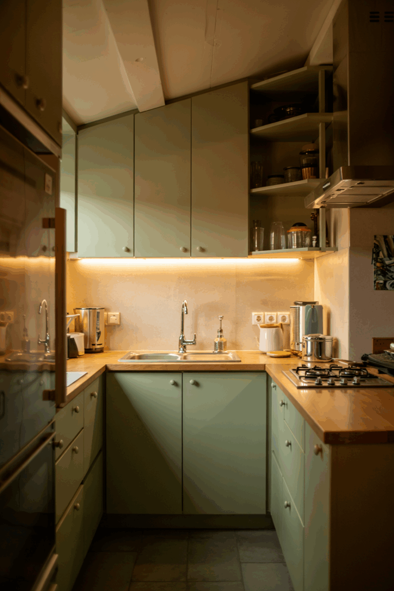 30 Space-Saving Kitchen Ideas for Very Small Kitchens You’ll Love - The ...