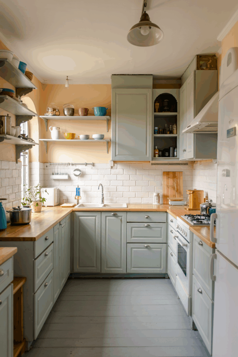 30 Space-Saving Kitchen Ideas for Very Small Kitchens You’ll Love - The ...