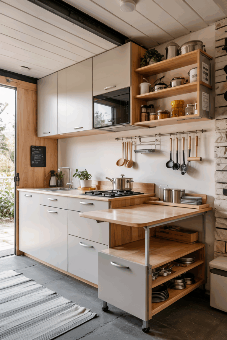 30 Space-Saving Kitchen Ideas for Very Small Kitchens You’ll Love - The ...