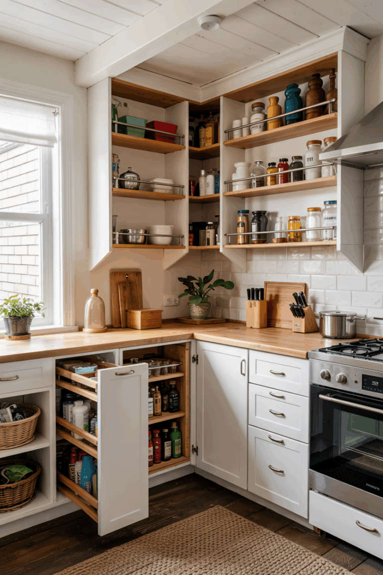 30 Space-Saving Kitchen Ideas for Very Small Kitchens You’ll Love - The Ivy Kitchen Blog