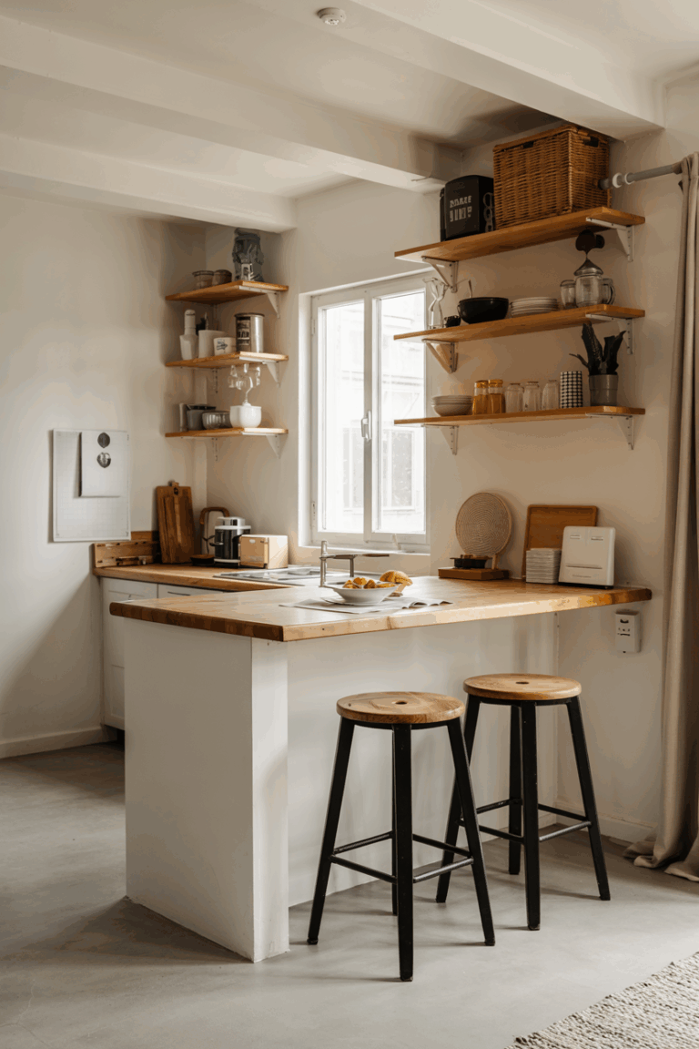30 Space-Saving Kitchen Ideas for Very Small Kitchens You’ll Love - The ...