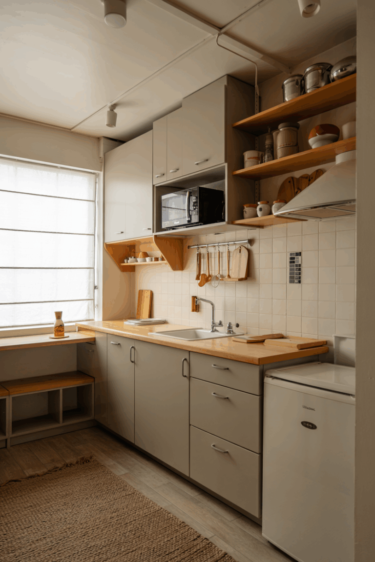 30 Space-Saving Kitchen Ideas for Very Small Kitchens You’ll Love - The Ivy Kitchen Blog