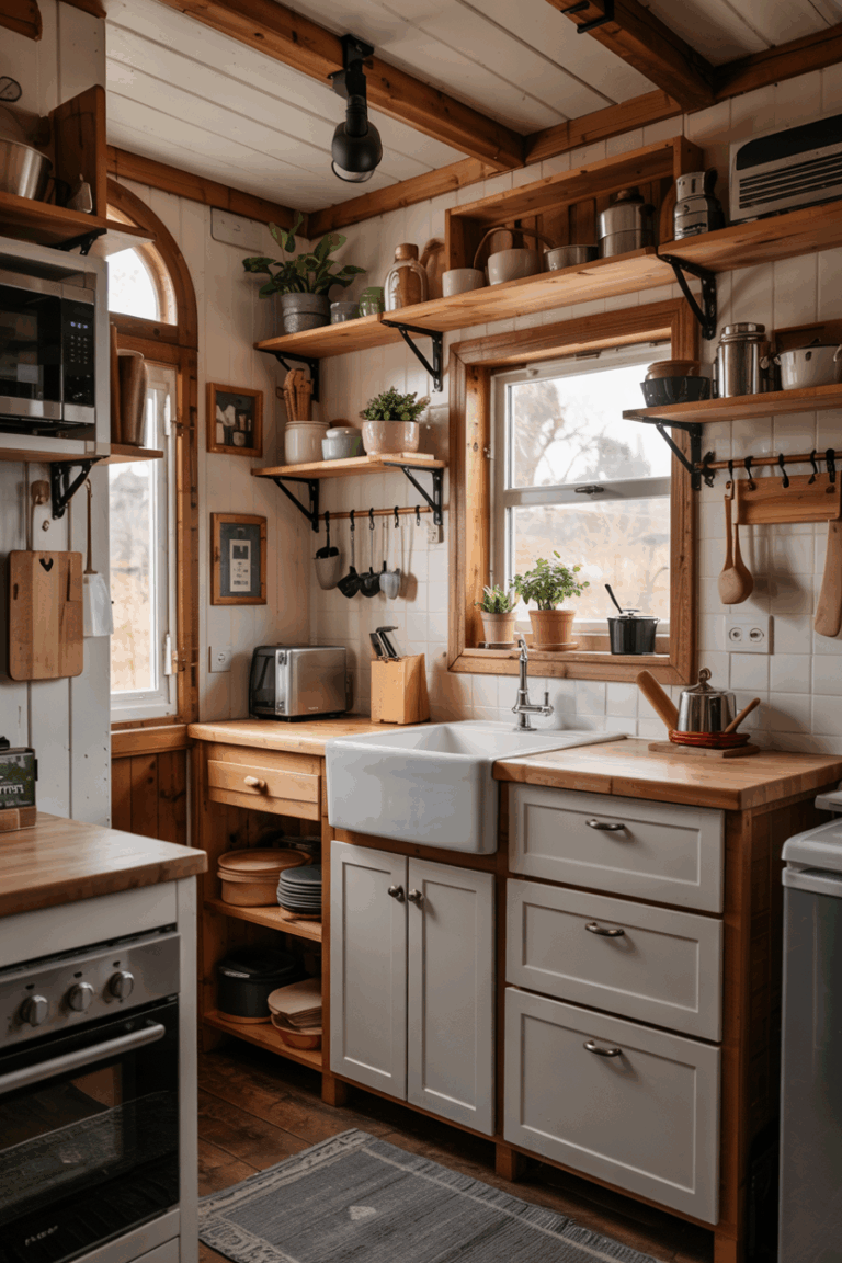 30 Space-Saving Kitchen Ideas for Very Small Kitchens You’ll Love - The ...