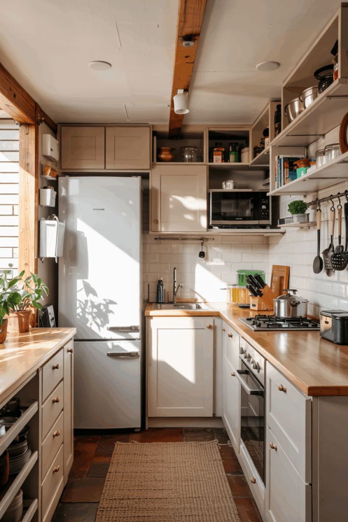 30 Space-Saving Kitchen Ideas for Very Small Kitchens You’ll Love - The Ivy Kitchen Blog