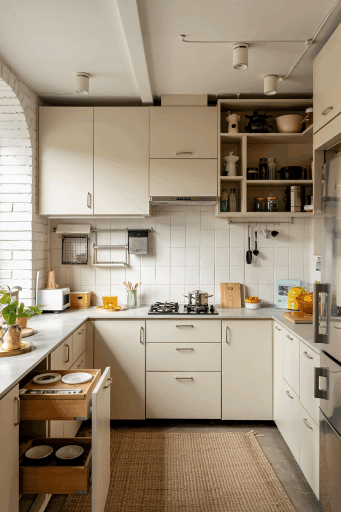 30 Space-Saving Kitchen Ideas for Very Small Kitchens You’ll Love - The ...
