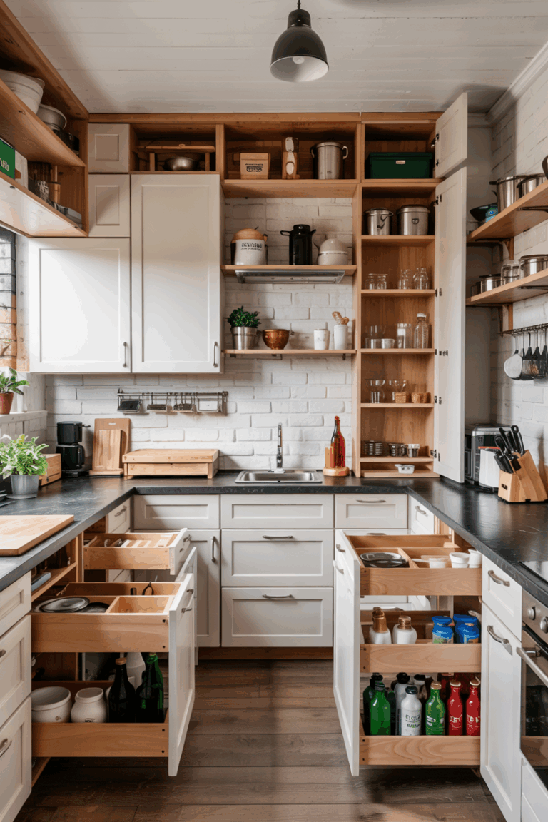 30 Space-Saving Kitchen Ideas for Very Small Kitchens You’ll Love - The Ivy Kitchen Blog