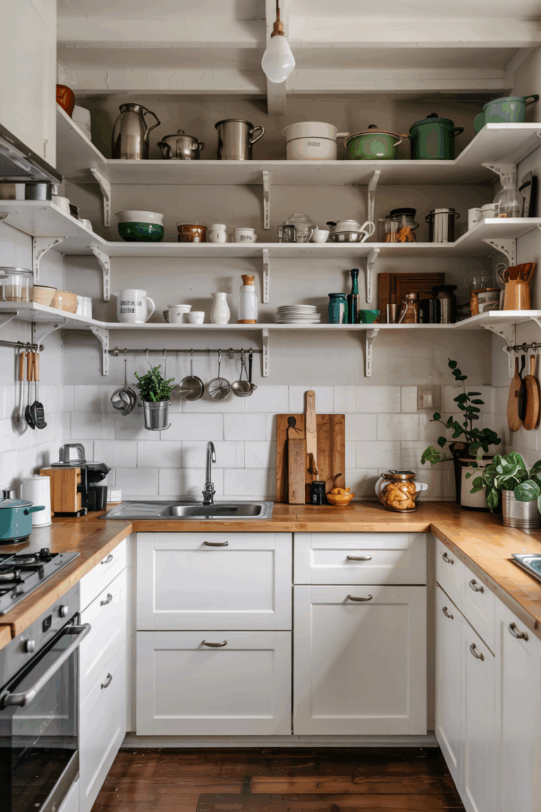 30 Space-Saving Kitchen Ideas for Very Small Kitchens You’ll Love - The ...