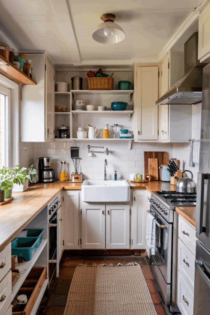 30 Space-Saving Kitchen Ideas for Very Small Kitchens You’ll Love - The ...